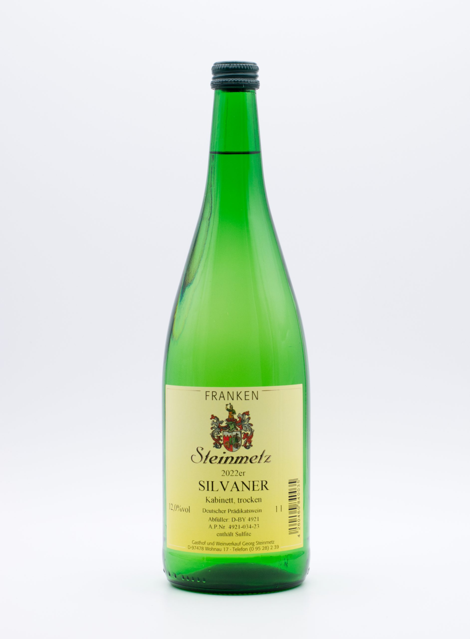 2022er Steinmetz Silvaner Kabinett - Steinmetz - Weine GbR